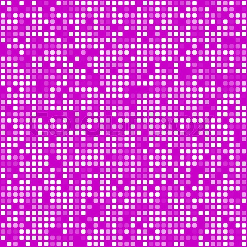 Digital magenta square pixel mosaic ... | Stock vector | Colourbox