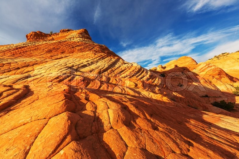 Sandstone formations in Utah, USA.Yant ... | Stock Photo | Colourbox
