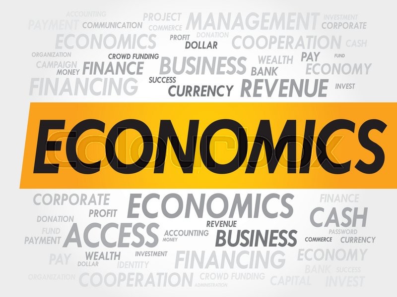 ECONOMICS word cloud, business concept | Stock vector | Colourbox