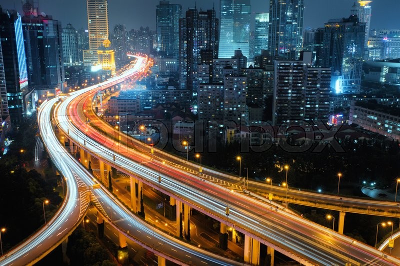 Modern city traffic road. Transport ... | Stock image | Colourbox