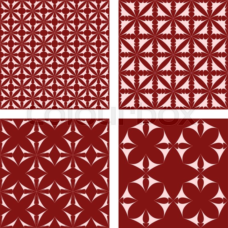 Maroon abstract seamless vector ... | Stock vector | Colourbox