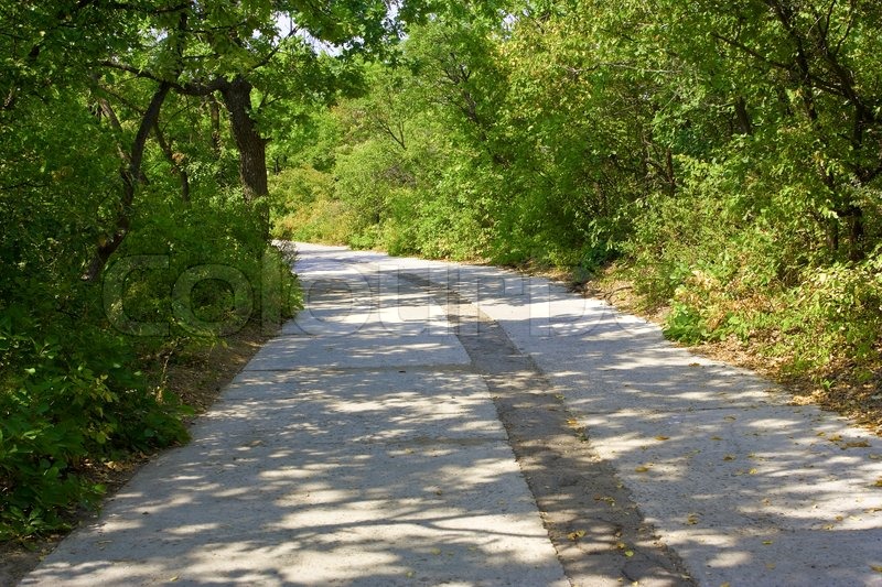 Landscape with a countryside road. HDR ... | Stock image | Colourbox