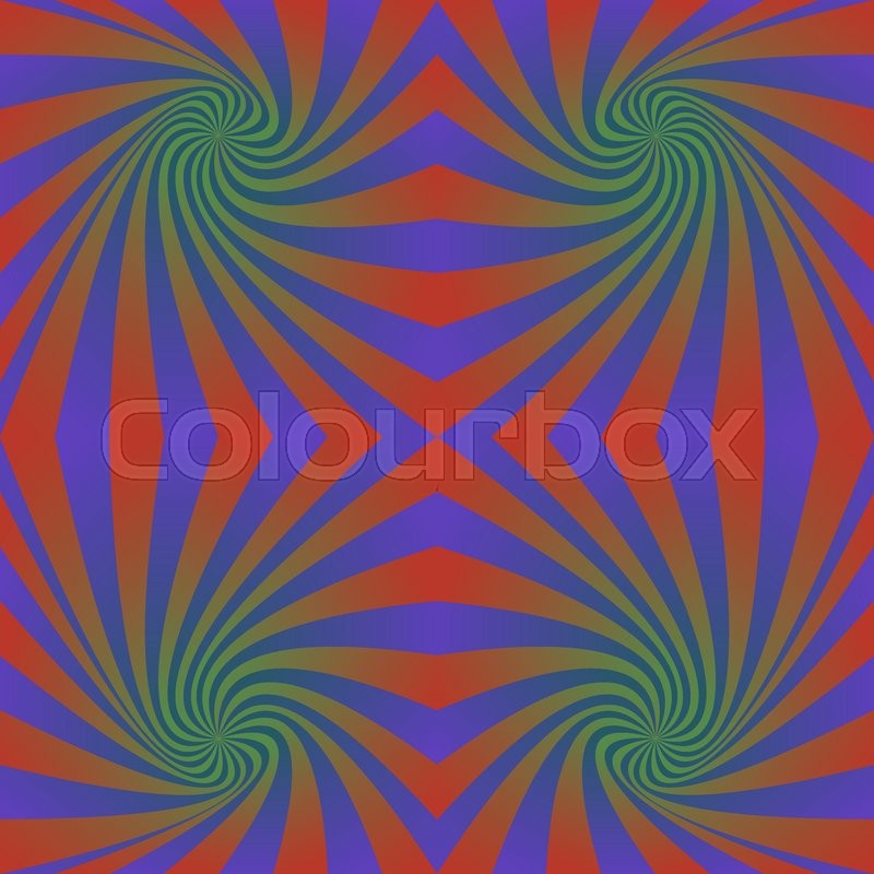 Seamless abstract hypnotic swirl ... | Stock vector | Colourbox