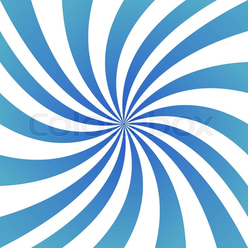 Light blue abstract spiral ray design ... | Stock vector | Colourbox