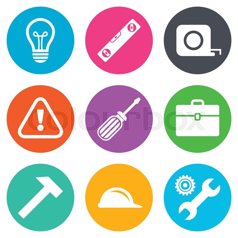 Repair, construction icons. ... | Stock vector | Colourbox