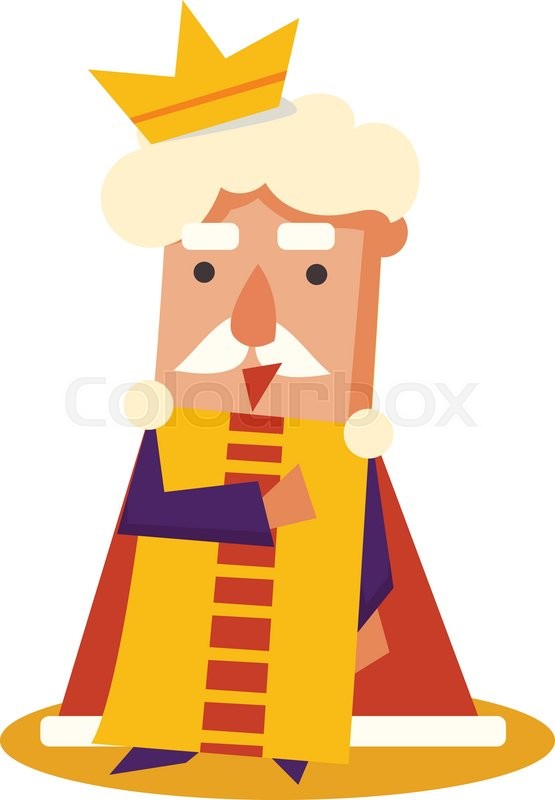 King Cartoon character, Emotion Vector ... | Stock vector | Colourbox