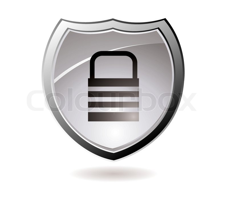 Web-Security -Symbol Schild mit ... | Stock-Vektor | Colourbox