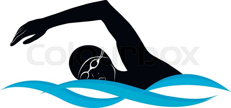 Swimmer athlete | Stock vector | Colourbox