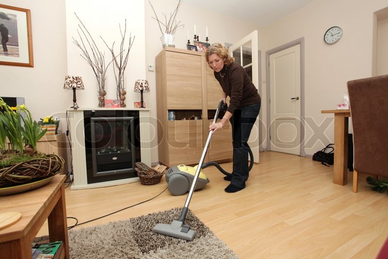Person Vacuuming