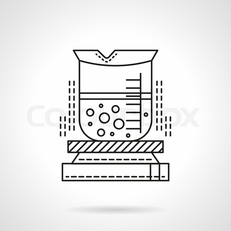 Boiling Water In Beaker Clip Art