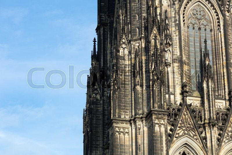 The cathedral of Cologne. Detail from ... | Stock image | Colourbox