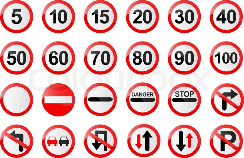 Verkehrszeichen Symbole 252bersicht Pictures