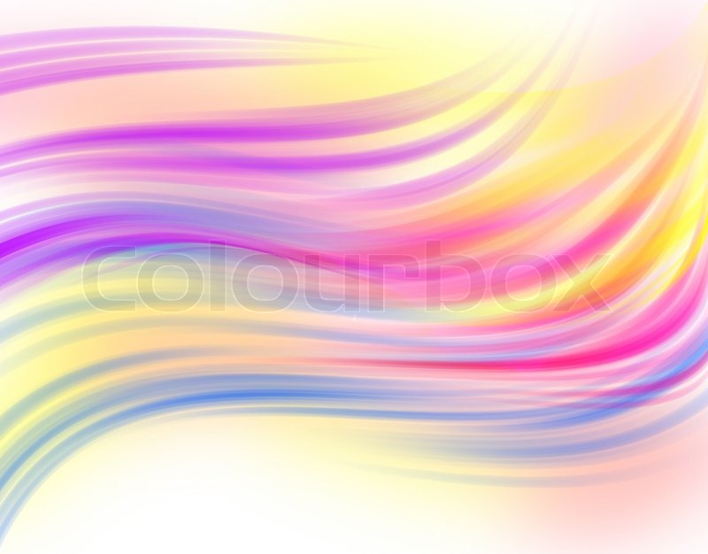 Beautiful color background, wave | Stock image | Colourbox