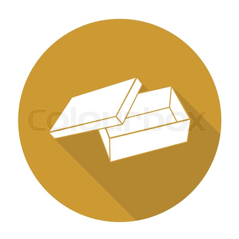 White vector box on color circle ... | Stock vector | Colourbox