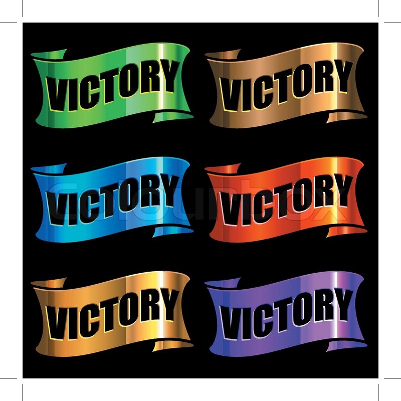 Set of vector color glossy award ... | Stock vector | Colourbox