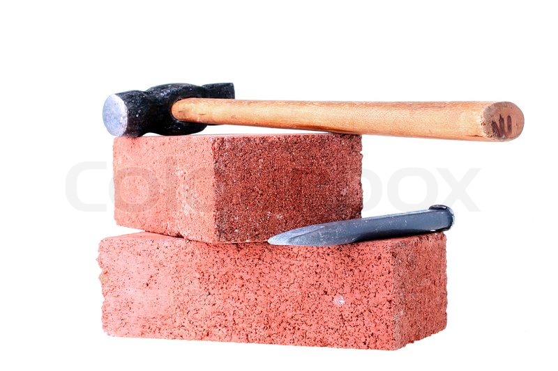 Tools and materials for civil work on a ... | Stock image | Colourbox