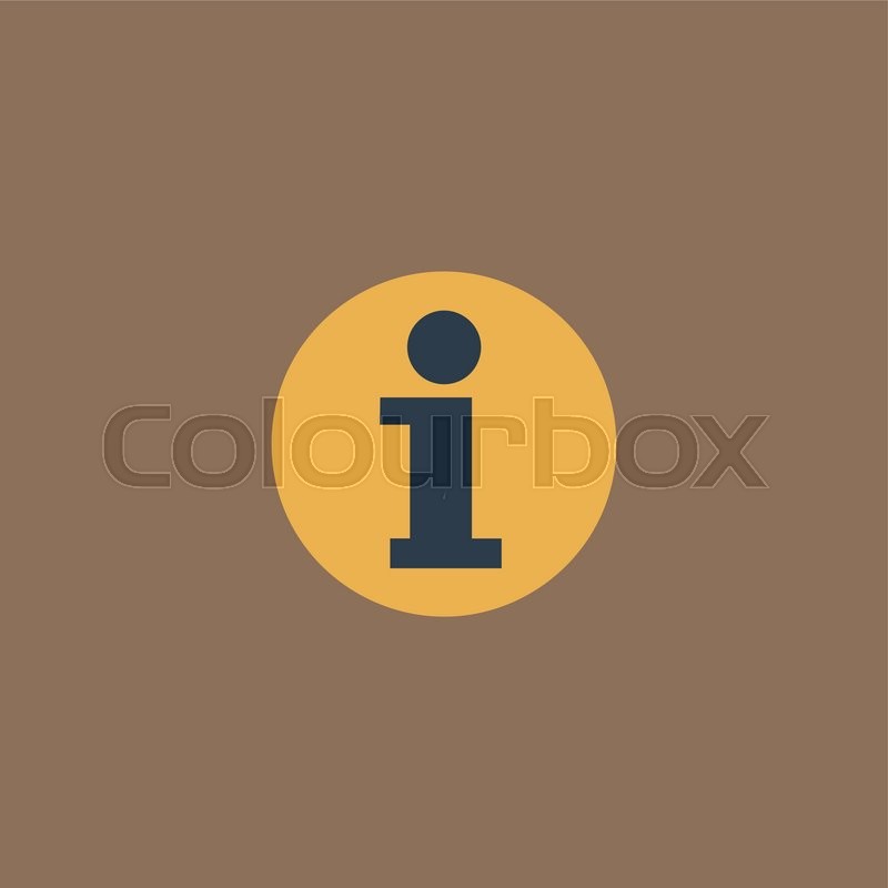 Information. Colorful vector icon. ... | Stock vector | Colourbox