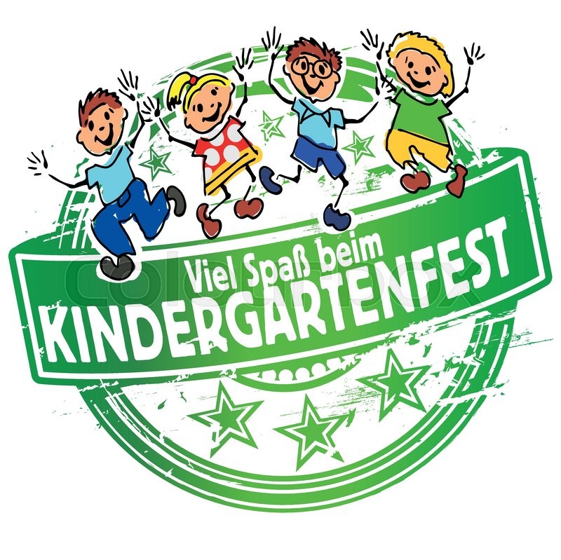 Stempel Kindergartenfest | Stock-Vektor | Colourbox
