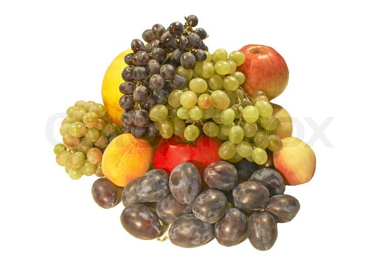 Bunte frische Gruppe von Früchten | Stock Bild | Colourbox