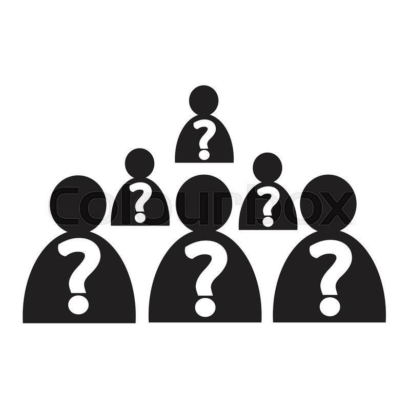 Who Icon Illustration and Vector Art | Stock vector | Colourbox