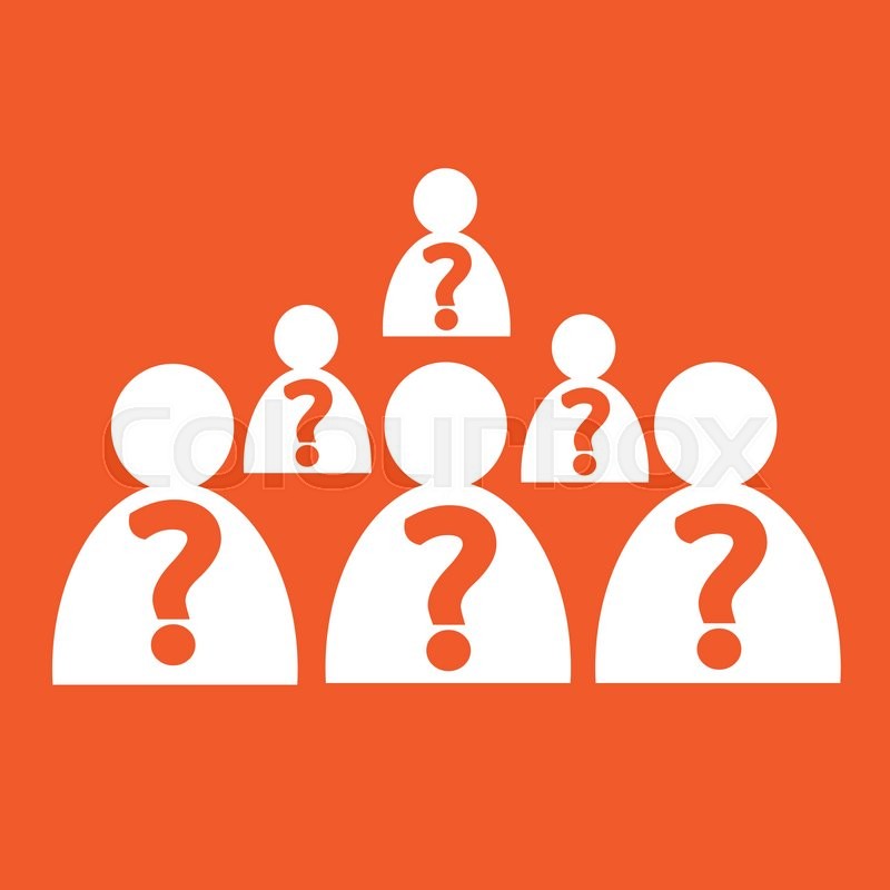 Who Icon Illustration and Vector Art | Stock vector | Colourbox