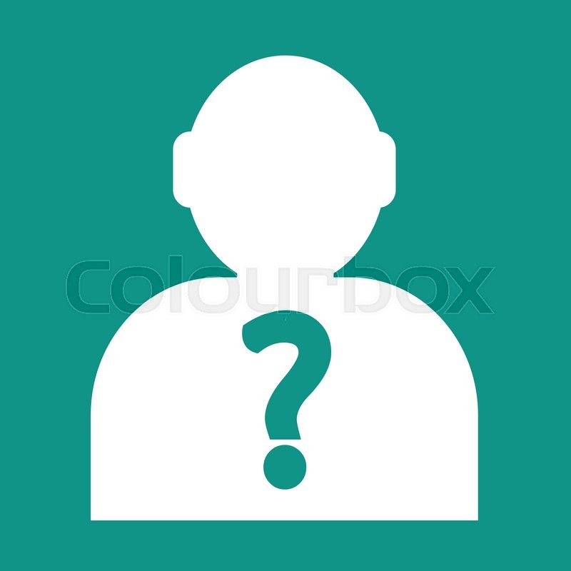 Who Icon Illustration and Vector Art | Stock vector | Colourbox