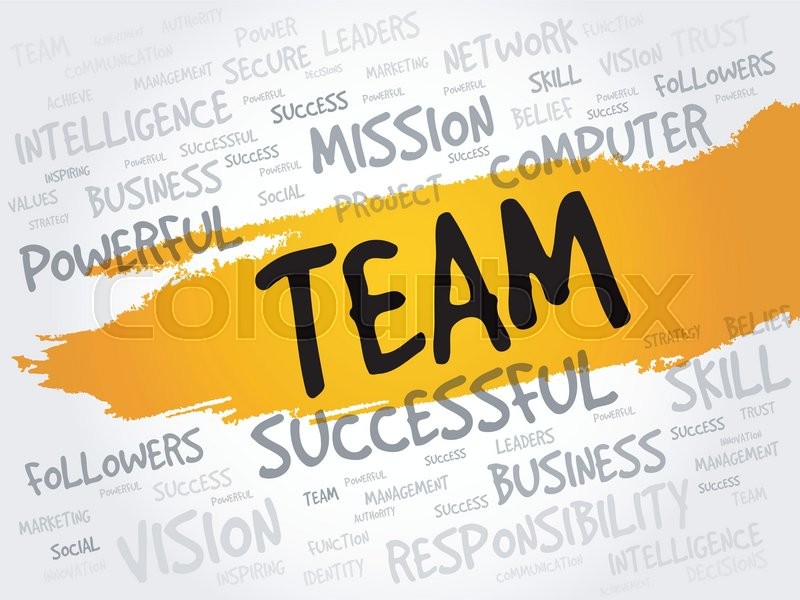 TEAM word cloud, business concept | Stock vector | Colourbox
