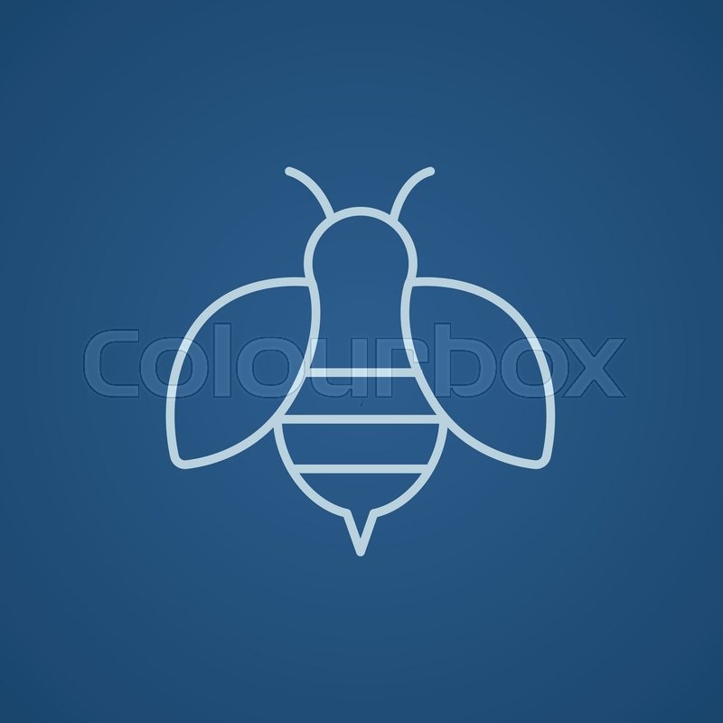 Bee line icon for web, mobile and ... | Stock vector | Colourbox