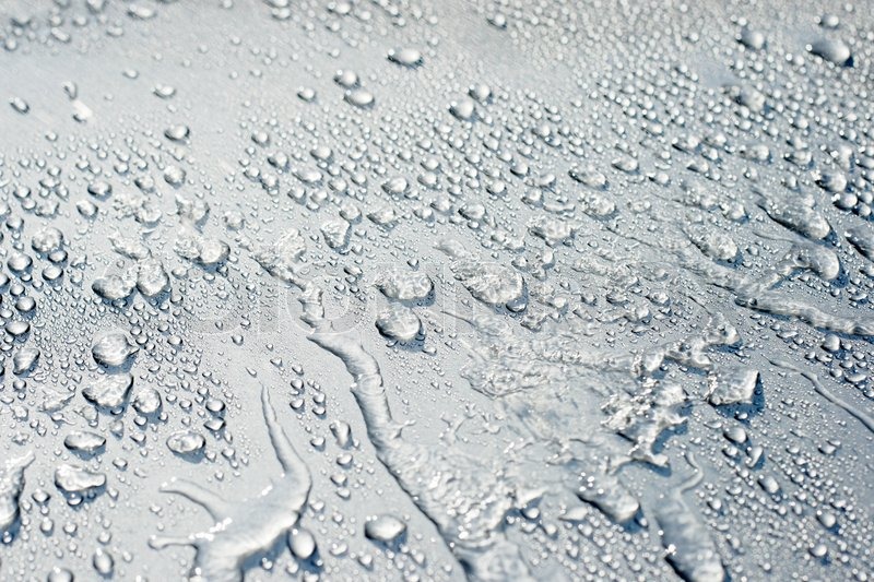 Water spray and droplets on a car. ... | Stock image | Colourbox