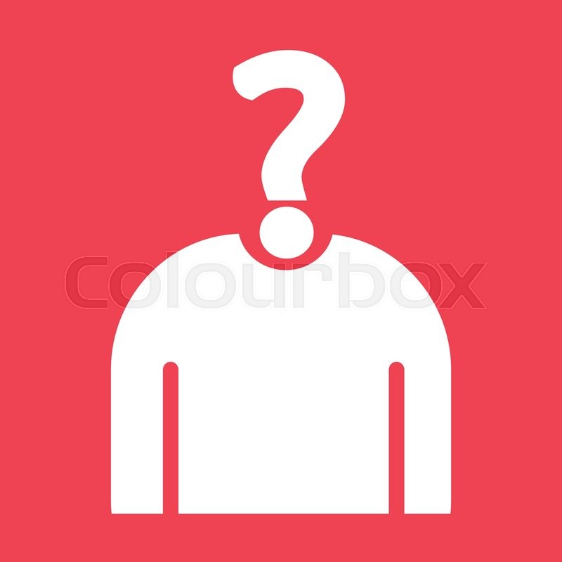 Why us icon Illustration and Vector ... | Stock vector | Colourbox