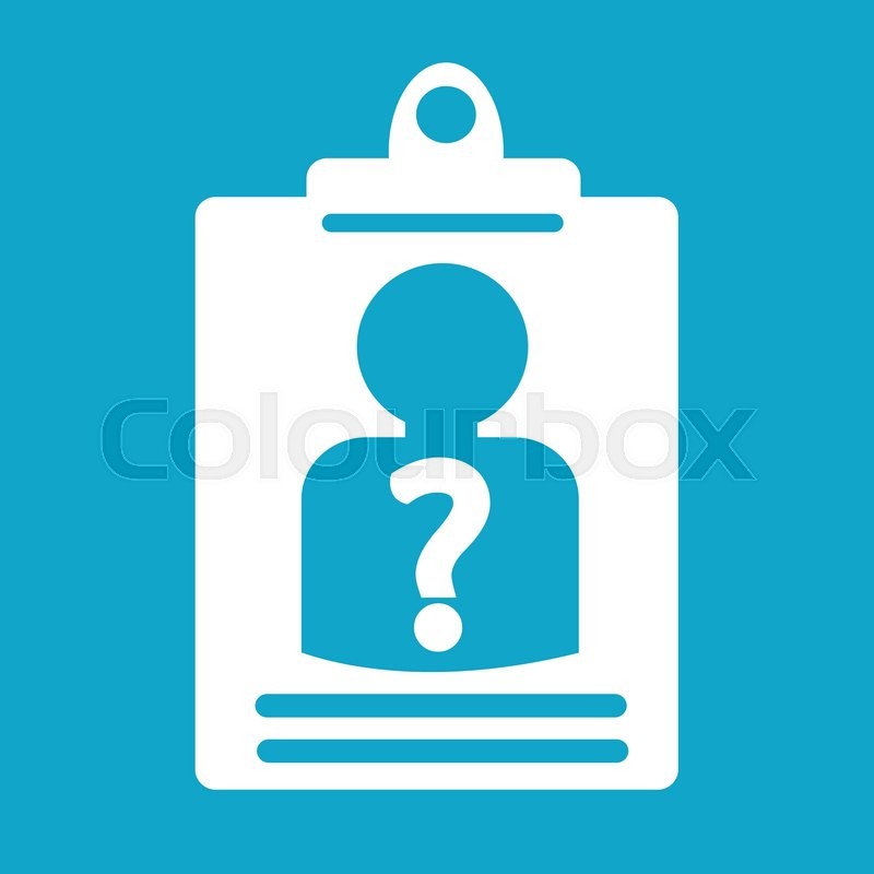 Who Icon Illustration and Vector Art | Stock vector | Colourbox