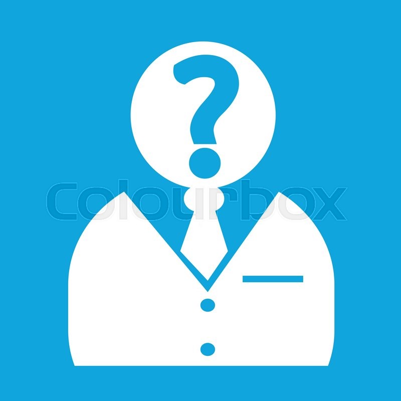Who Icon Illustration and Vector Art | Stock vector | Colourbox
