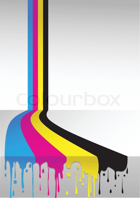 "Cmyk-Farbe-Linien" | Stock-Vektor | Colourbox