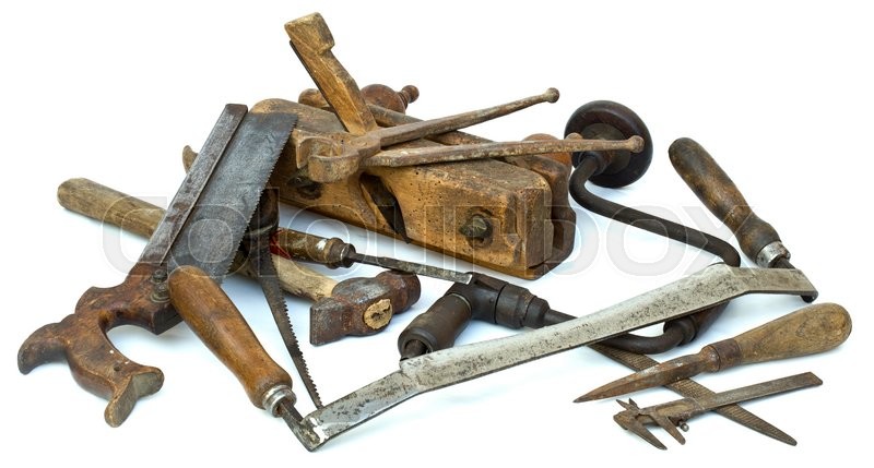 Collection of Carpenter Tools Pile | Stock image | Colourbox