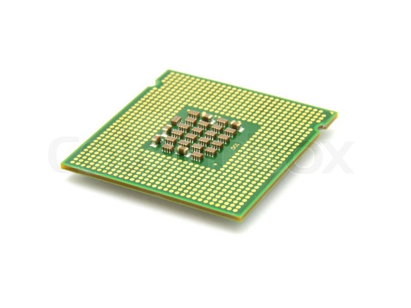 Der Computer der Prozessor auf einem ... | Stock Bild | Colourbox