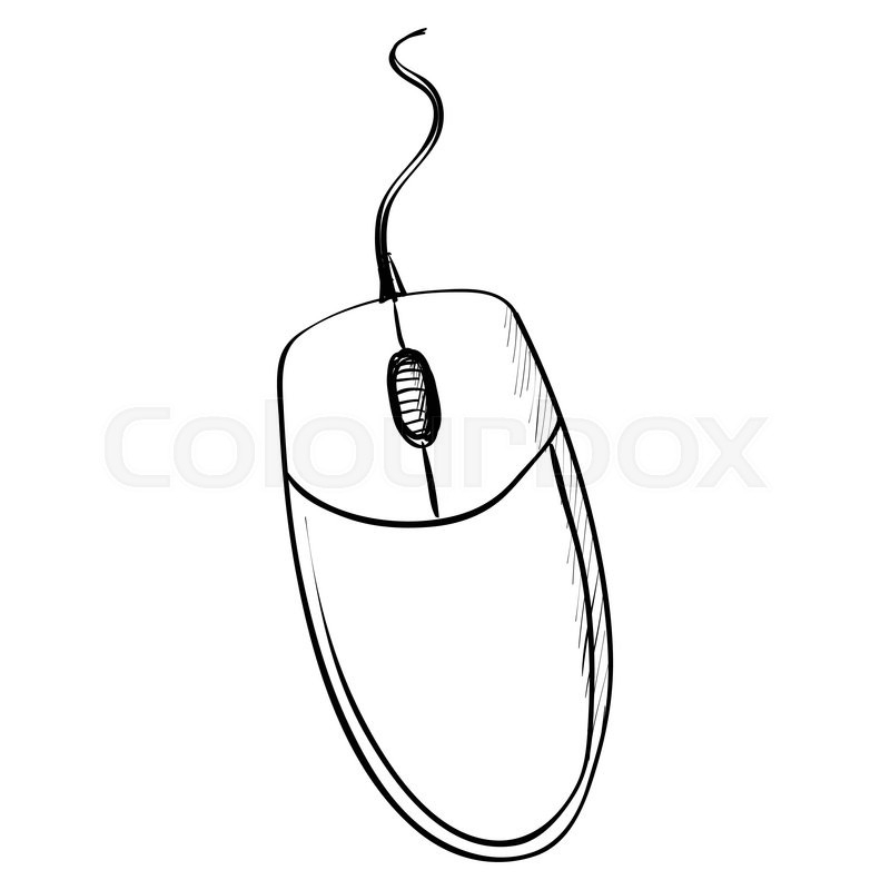 Simple Computer Mouse Drawing