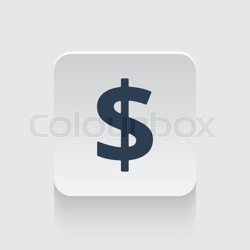 Dollar Icon Square