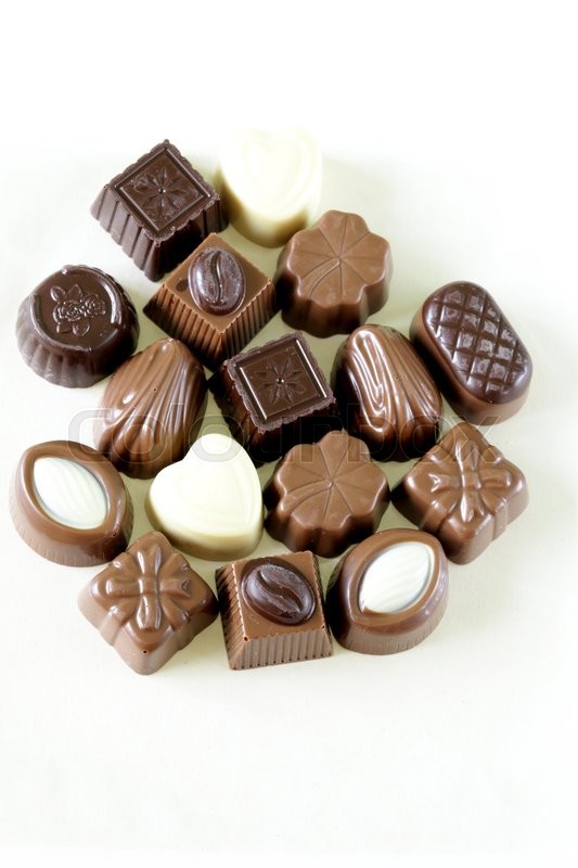 Delicious gourmet chocolate candy sweet ... | Stock image | Colourbox