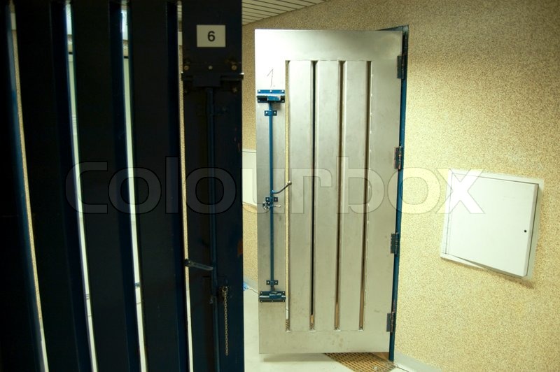 Open cell doors | Stock image | Colourbox