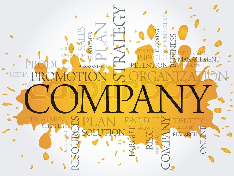 COMPANY word cloud, business concept | Stock vector | Colourbox