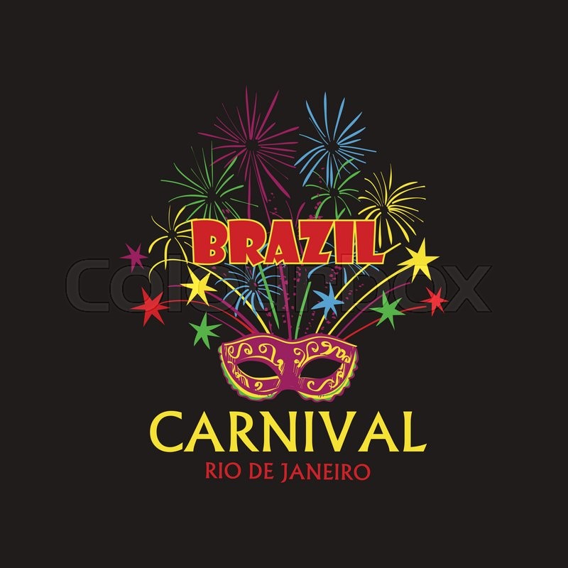 Brazilian Carnival logo and emblem. ... | Stock vector | Colourbox
