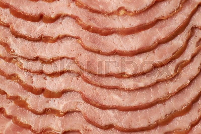 Surface covered with multiple ham ... | Stock image | Colourbox
