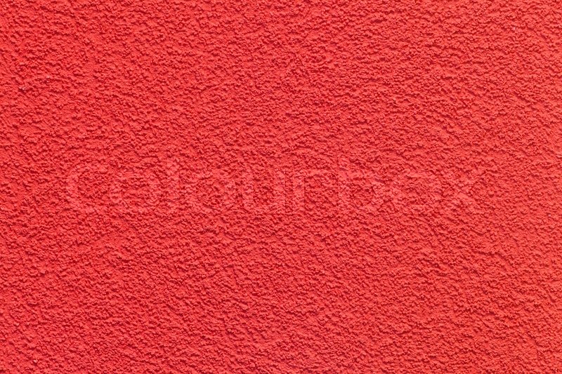 Large texture of wall painted red | Stock image | Colourbox