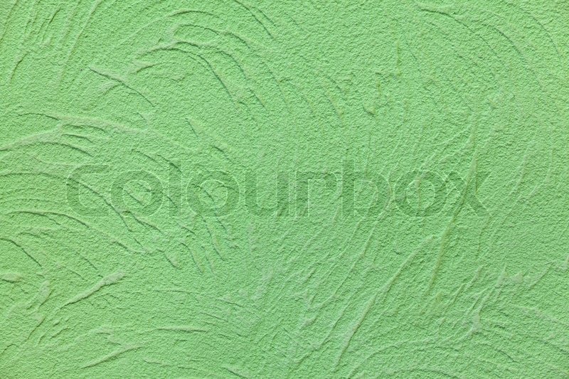 Large texture of wall painted green | Stock image | Colourbox