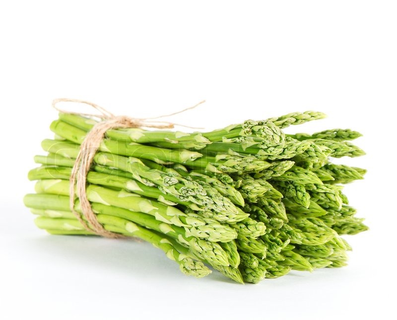 Spargel auf hite Hintergrund isoliert | Stock Bild | Colourbox