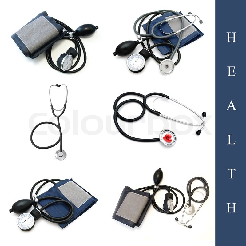 Set of different medical tools images ... | Stock image | Colourbox