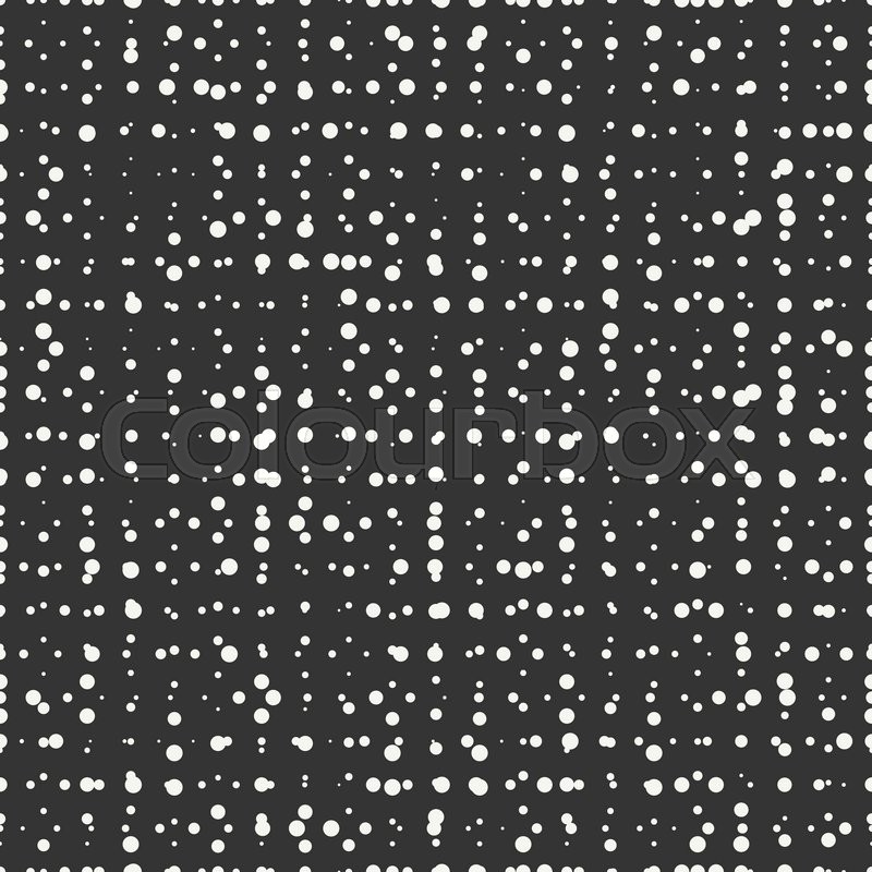 Polka dot. Geometric monochrome ... | Stock vector | Colourbox