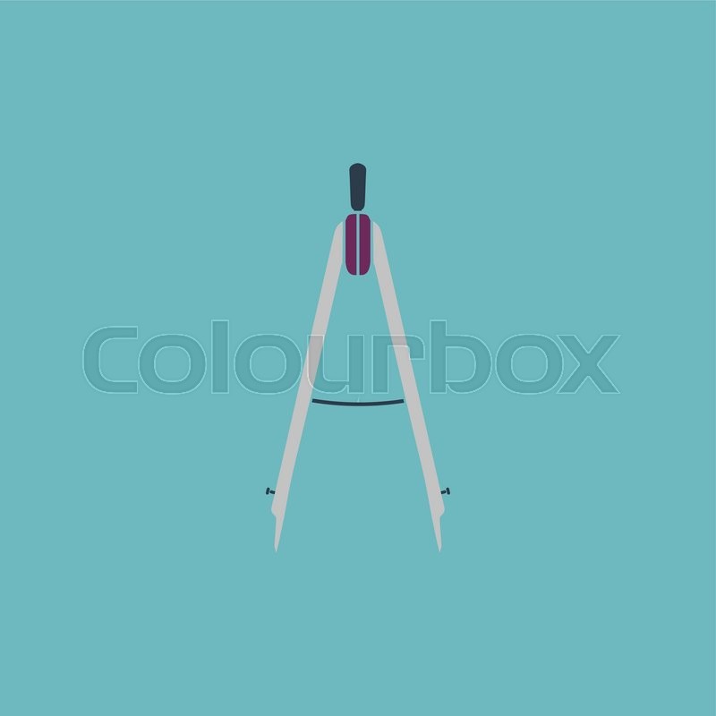 Compass engineering. Colorful vector ... | Stock vector | Colourbox