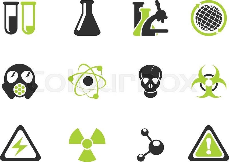 Science simply symbols for web and ... | Stock vector | Colourbox