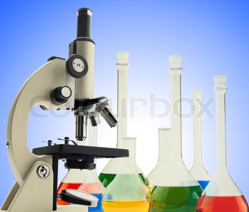 Laboratory Metall Mikroskop und ... | Stock Bild | Colourbox
